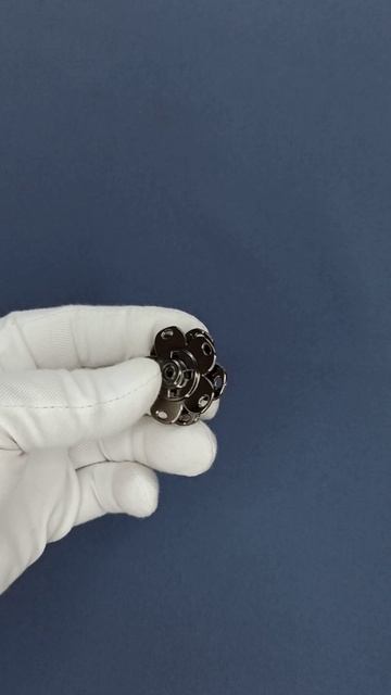 Кнопка декоративная темный никель_2 Артикул 03165