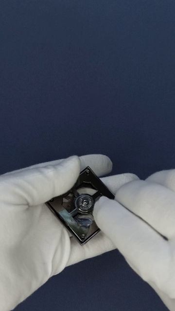 Кнопка декоративная квадрат темный никель (большая). Артикул 00105