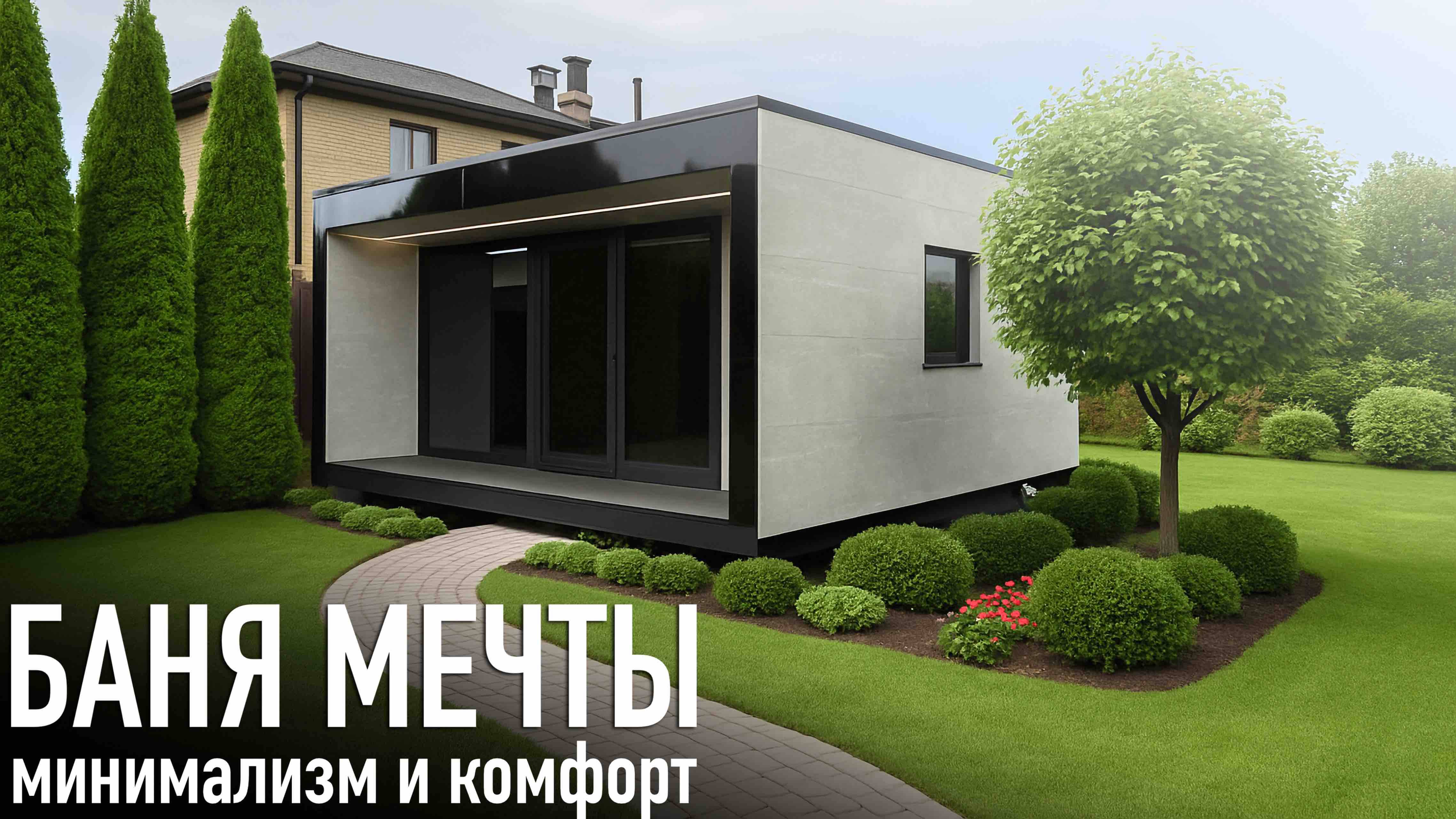 Модульная баня под ключ | Уникальный проект в премиальном исполнении