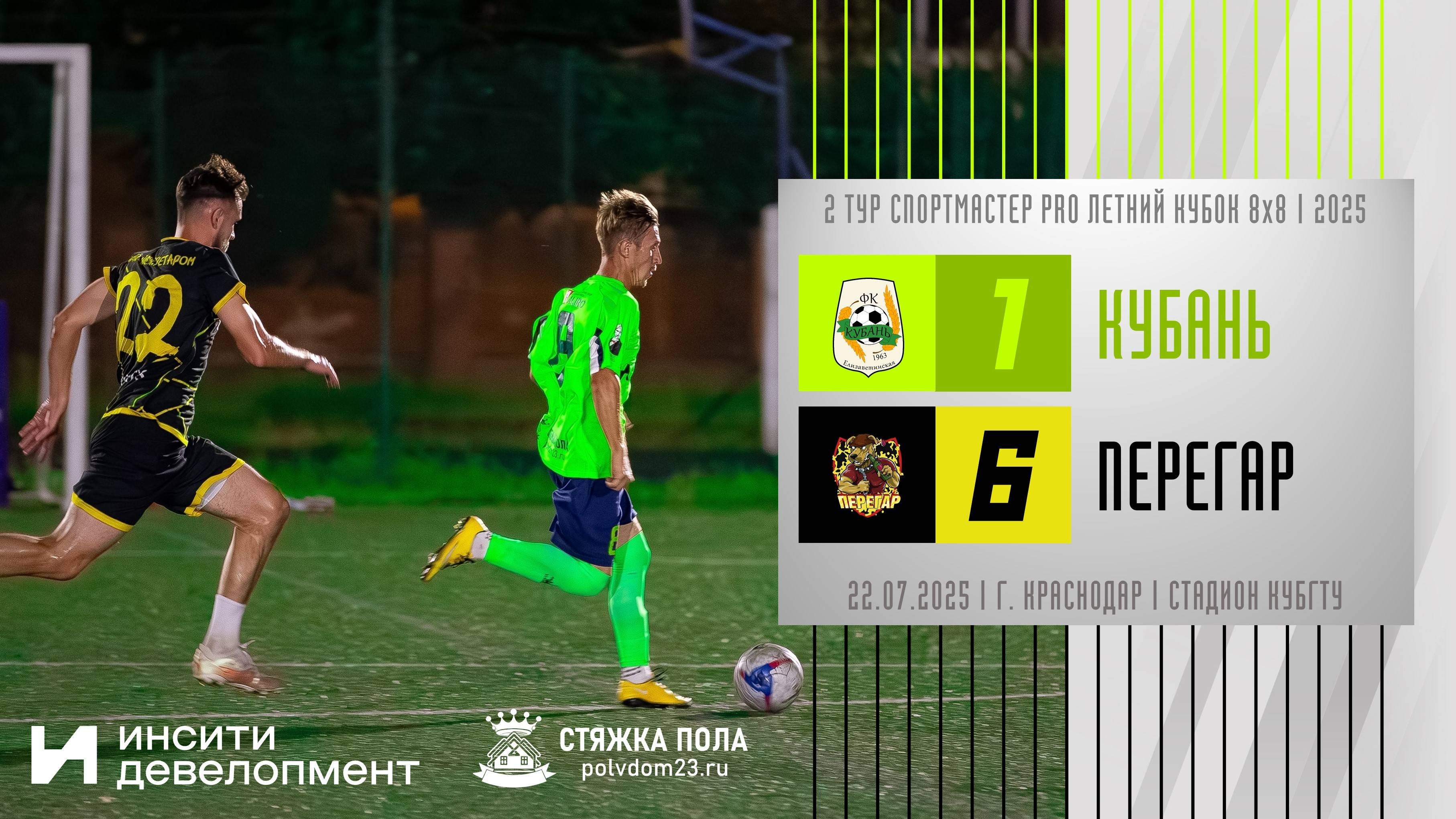 Кубань - Перегар | 22.07.2025