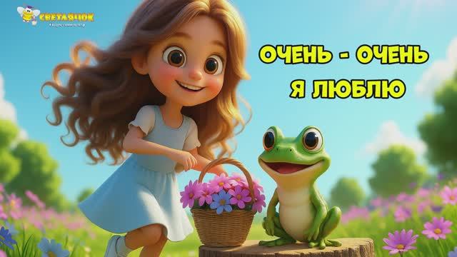 Сolor song for kids - ОЧЕНЬ-ОЧЕНЬ Я ЛЮБЛЮ  (3-4 ages)