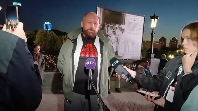 Пресс-подход: координатор «Русской общины» Андрей Николаевич Ткачук. 16.07.2025