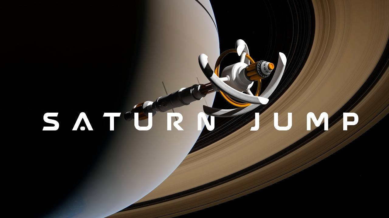 SATURN JUMP: Epic Cinematic Ambient Sci-Fi Journey Beyond the Rings - For Work & Focus- No AI MUSIC!