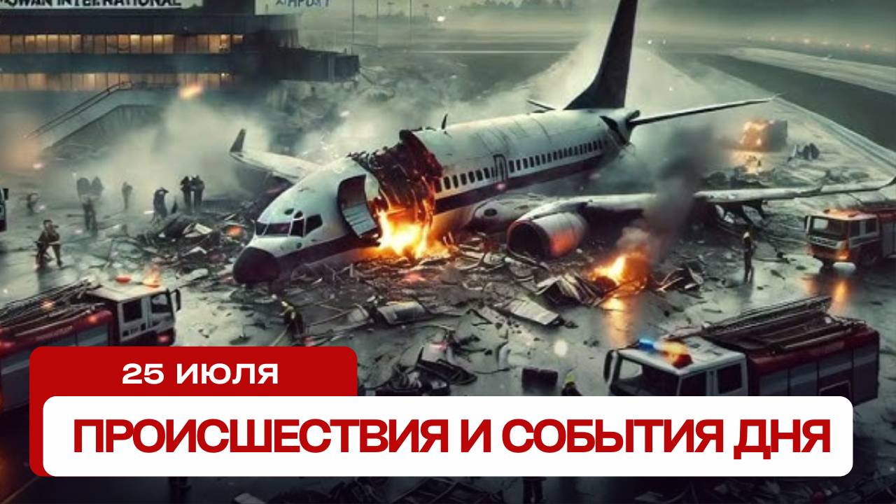Новости сегодня 25.07.2025. Катаклизмы за день, ЧП, события дня!