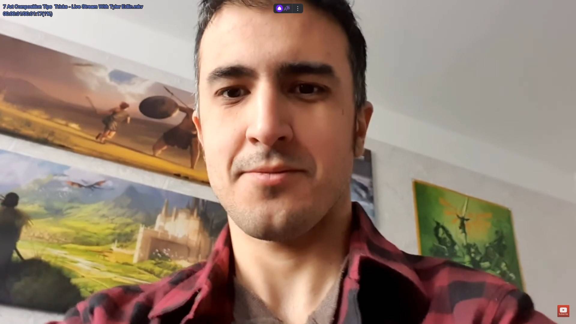 7 WALID FEGHALI Art Composition Tips  Tricks - Live Stream With Tyler Edlin