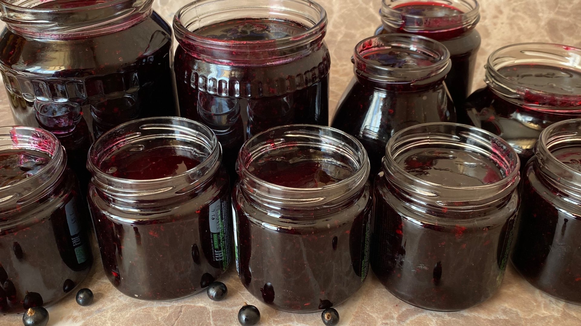 Варенье из черной смородины, 7 стаканов по рецепту моей тети
