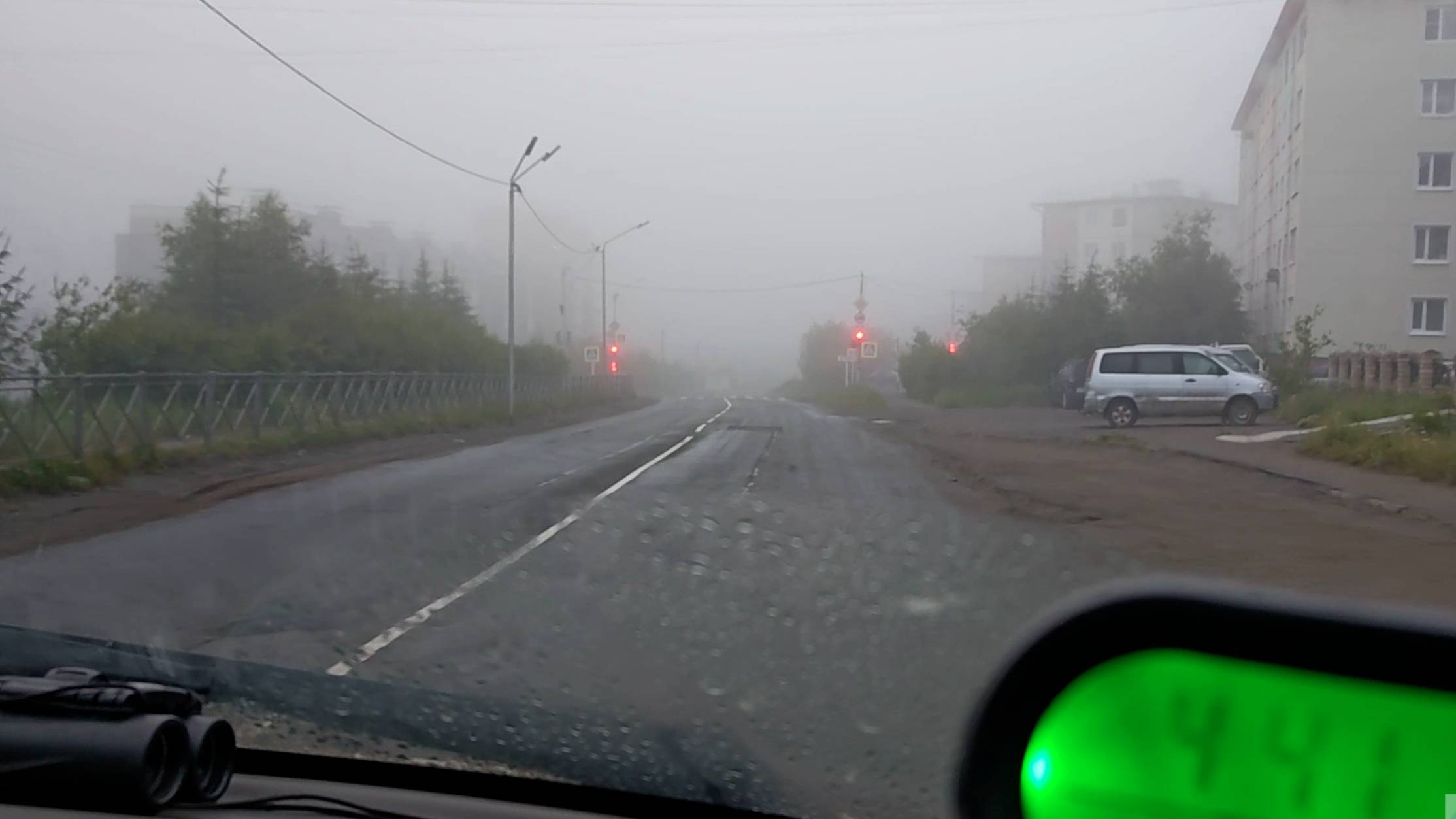 Магадан Утро туманное