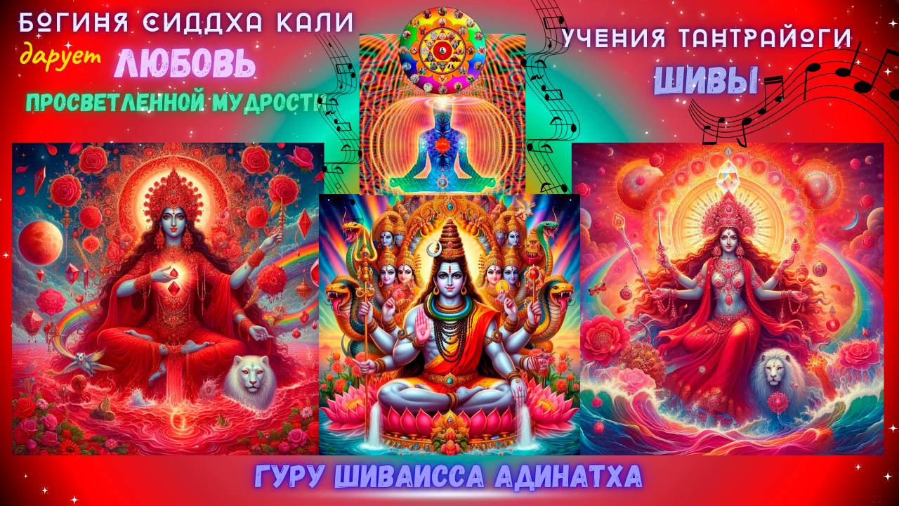 Богиня Сиддха Кали дарует любовь просветленной мудрости учения Тантрайоги Шивы