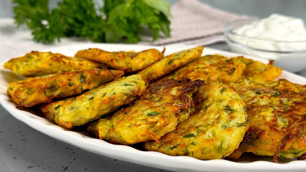 Готовлю ВСЕ лето! КАБАЧКИ вкуснее мяса! Не то драники, не то оладьи, но так ВКУСНО, как ни назови!