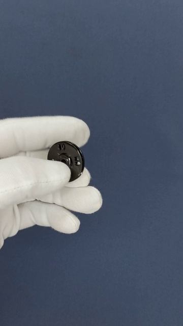 Кнопка металл темный никель. Артикул 05596