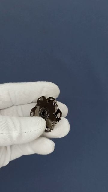 Кнопка декоративная темный никель. Артикул 03165