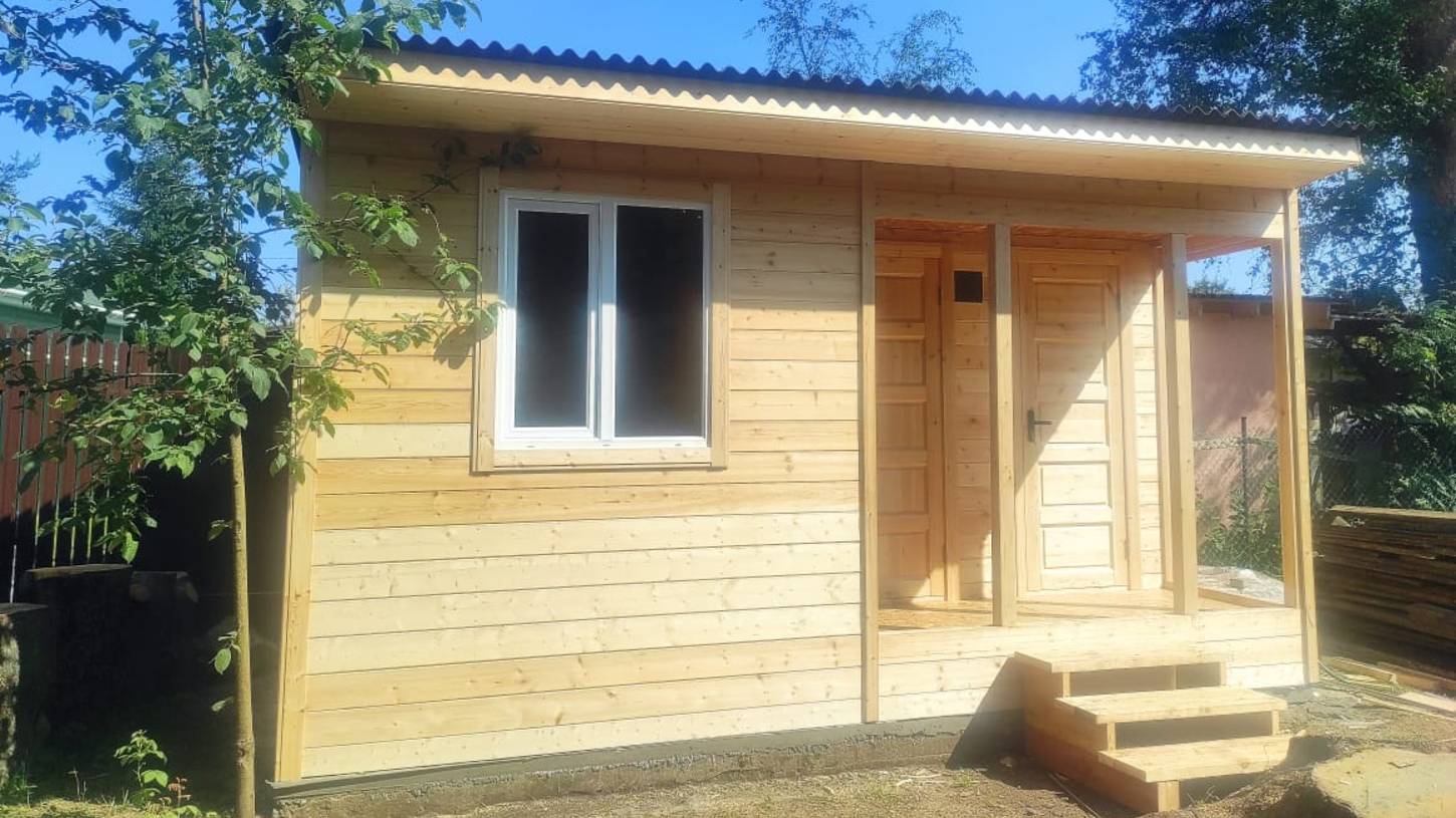 🌷#БЫТОВКА ДЛЯ ДАЧИ - ДУШ/ТУАЛЕТ/ХОЗБЛОК 5000х3000мм