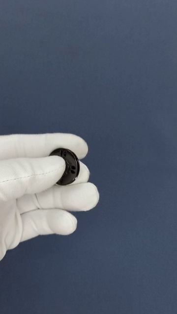 Кнопка декоративная темный никель (колесо)_2 Артикул 03842