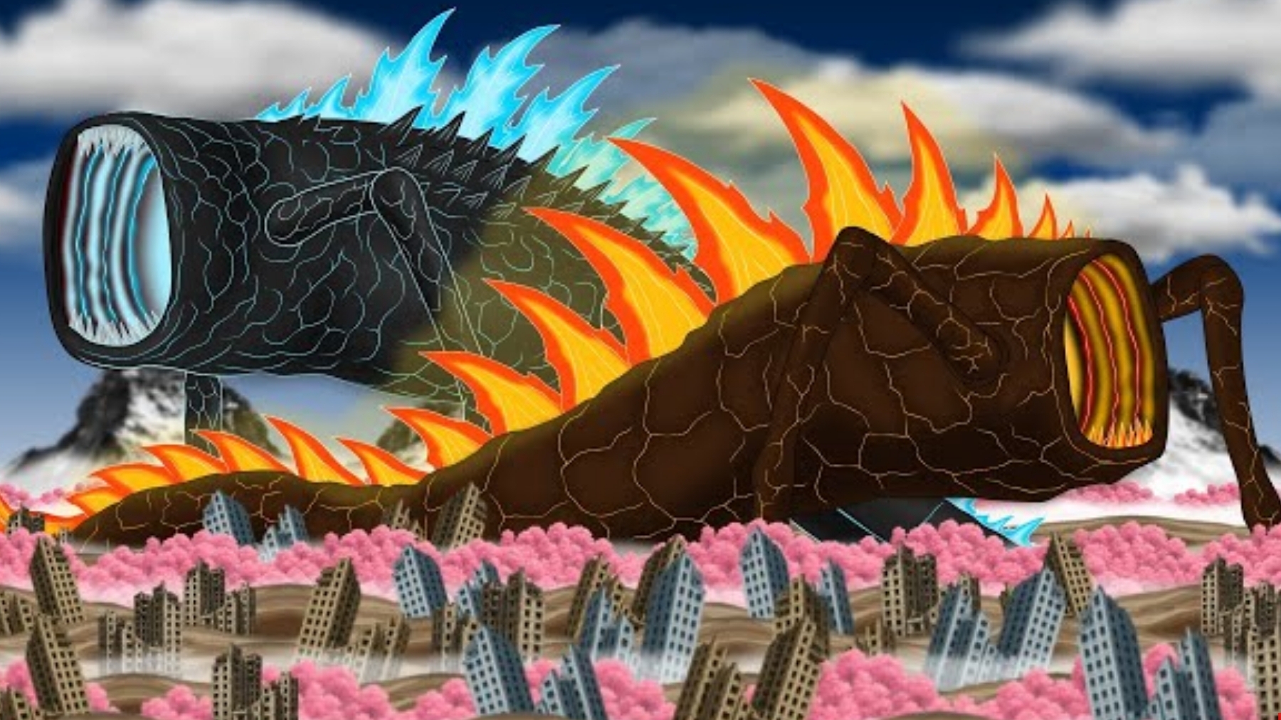 Морской пожиратель зила против земленого пожирателя зилы часть 1