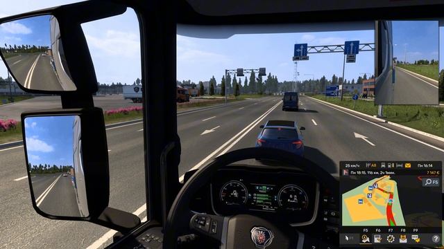 Euro Truck Simulator 2.Рейс Выборг -Коувола .# 2