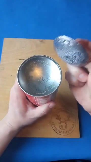 Макушатник за секунды на дне газового баллона #shorts