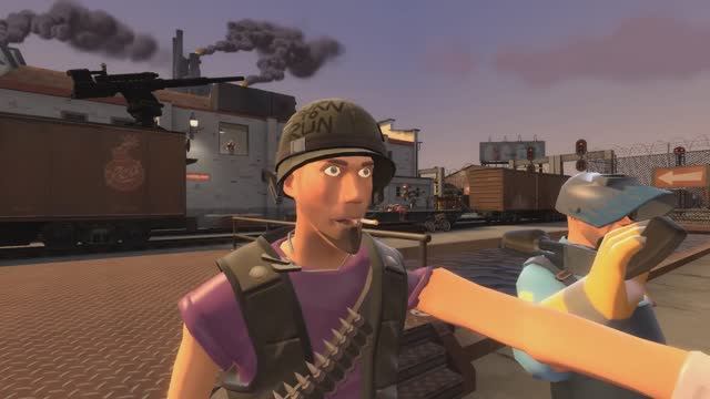 Team Fortress 2 - Zombie Apocalypse Part 7 - Train Station - (1080p)