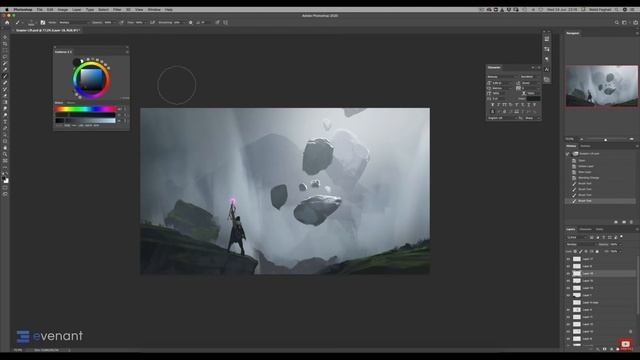 20 WALID FEGHALI Epic Concept Art Walkthrough - Paint with me
