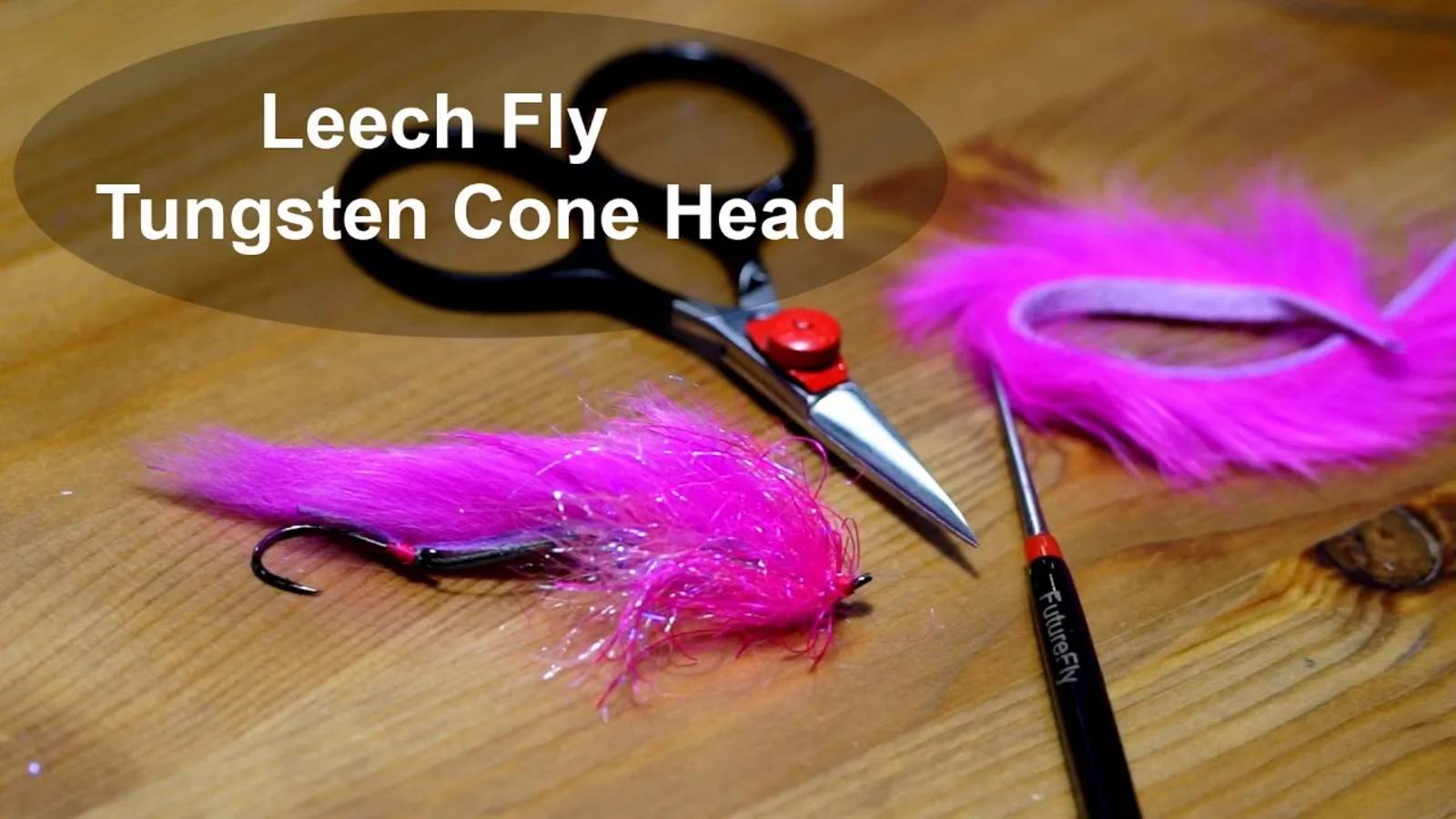 Мушка ПИЯВКА - LEECH Fly Tungsten Cone Head