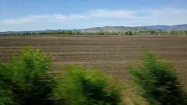 Республика Башкортостан вид из окна автобуса 5 (поездка в автобусе из Казани в Магнитогорск)