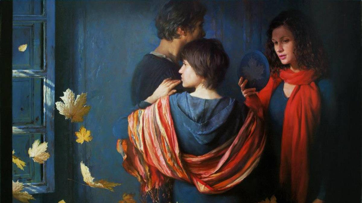 Мгновения. Художник Евгений Монахов.