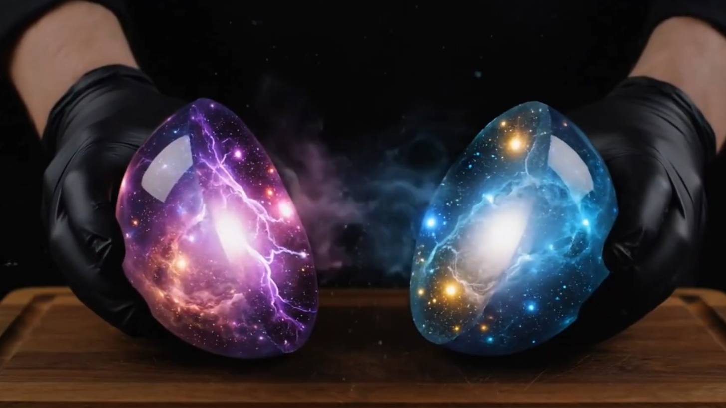 🌋✨ АСМР Увлекательные нарезки стихий: пузыри, лава, шары и планеты  |  ASMR 🌍🔪✨ 🎧🔥