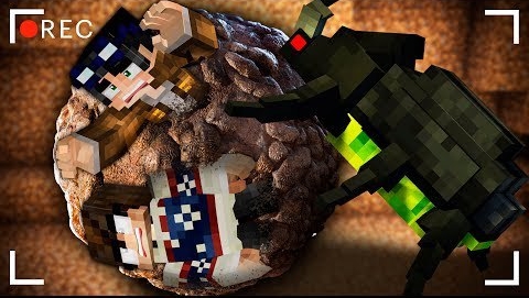 ЭТОТ ГИГАНТСКИЙ ЖУК СКАТАЕТ НАС В...МГЛА [ЧАСТЬ 7]-СТРАШИЛКИ МАЙНКРАФТ