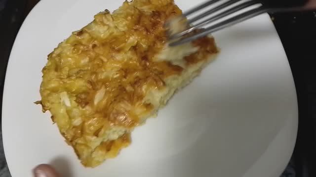 Пирог капустный заливной