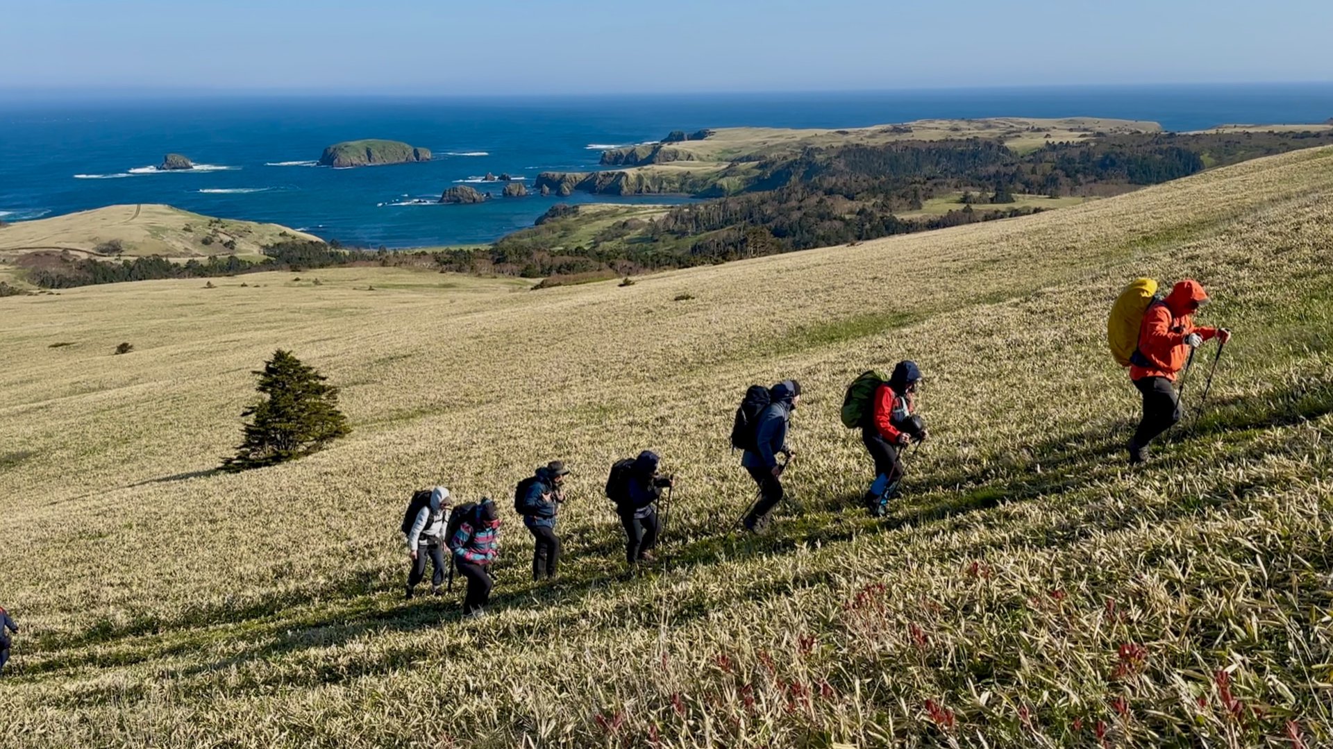 Панорама на бухты о.Шикотан вид с сопки у мыса Край Света День 8. Курильские острова 02.06.25