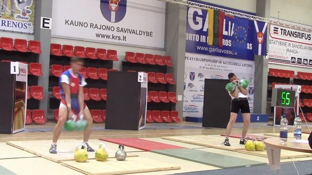 Кулаков Иван 2015 год. Длинный цикл 24 кг Чемпионат Европы юноши