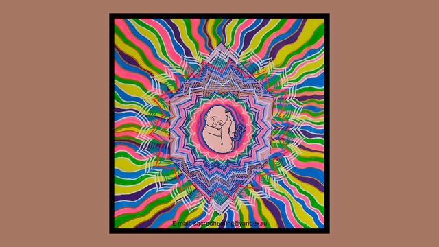 Картина "Кристалл Души. Перерождение", 80×80 см