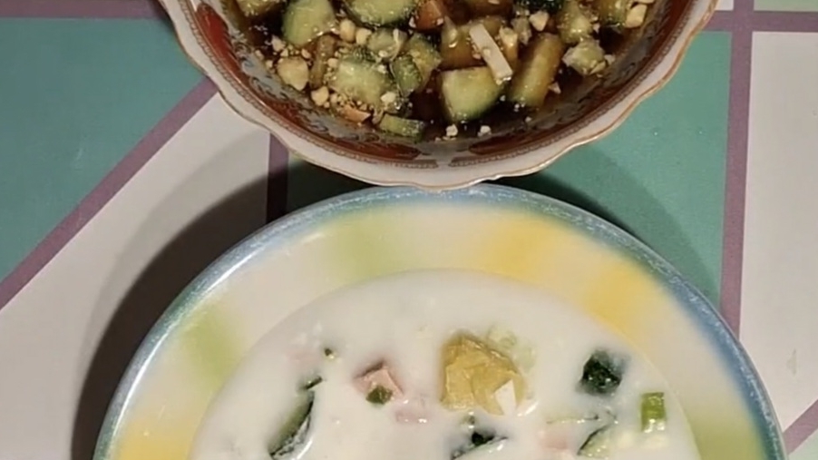 Рецепт окрошки. быстро, вкусно.