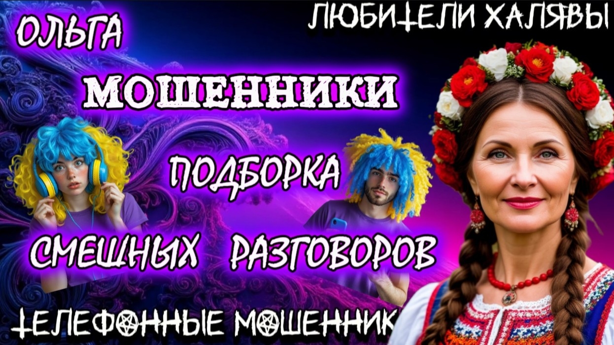 🏵️ ОЛЬГА. ПОДБОРКА СМЕШНЫХ РАЗГОВОРОВ | ТЕЛЕФОННЫЕ МОШЕННИКИ