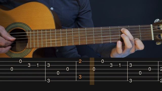 Moon River - Audrey Hepburn (Simple Guitar Tab)