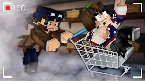 СТРАННЫЙ ТУМАН В СУПЕРМАРКЕТЕ МГЛА [ЧАСТЬ 1]- СТРАШИЛКИ МАЙНКРАФТ