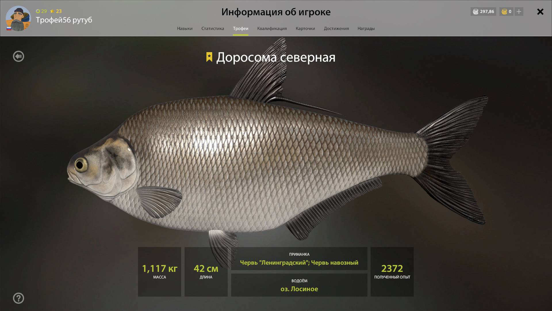 ТРОФЕЙ ДОРОСОМА СЕВЕРНАЯ!!!ЛОСИНОЕ ОЗЕРО - РУССКАЯ РЫБАЛКА 4