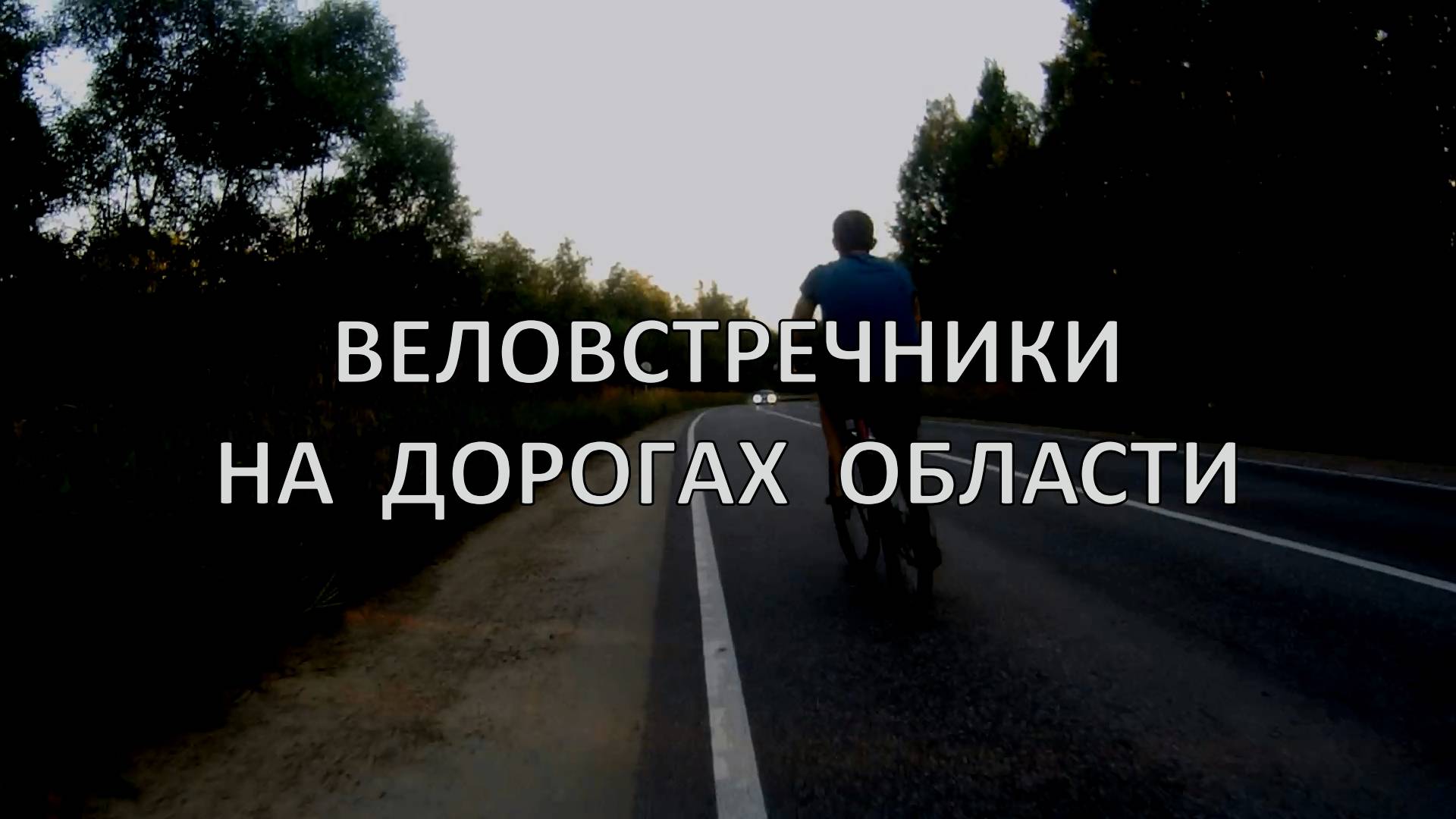 Веловстречники на дорогах области