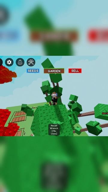 ПОБИЛ МИРОВОЙ РЕКОД ПО ВЫСОТЕ В Grow a garden!!! #роблокс #горящийбутон #сад #фонк