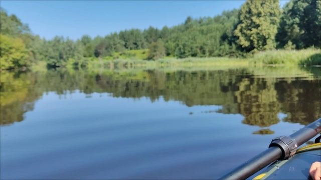 сплав по реке Кубрь на надувной лодке