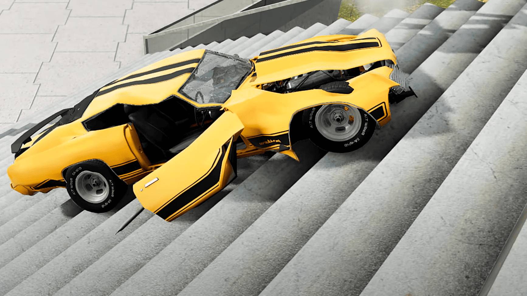 BeamNG Drive 💥 АВТОМОБИЛИ ПРОТИВ ЛЕСТНИЦ #1