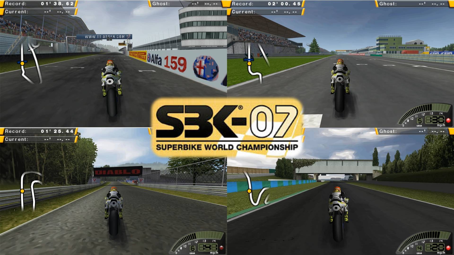 SBK-07: Superbike World Championship (PSP) - Все Гоночные Трассы