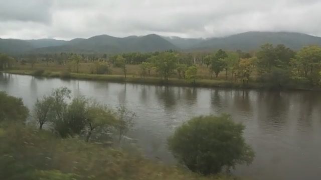 Малый Хинган (Архара - Бира), вид из окна поезда - Транссибирская магистраль.
