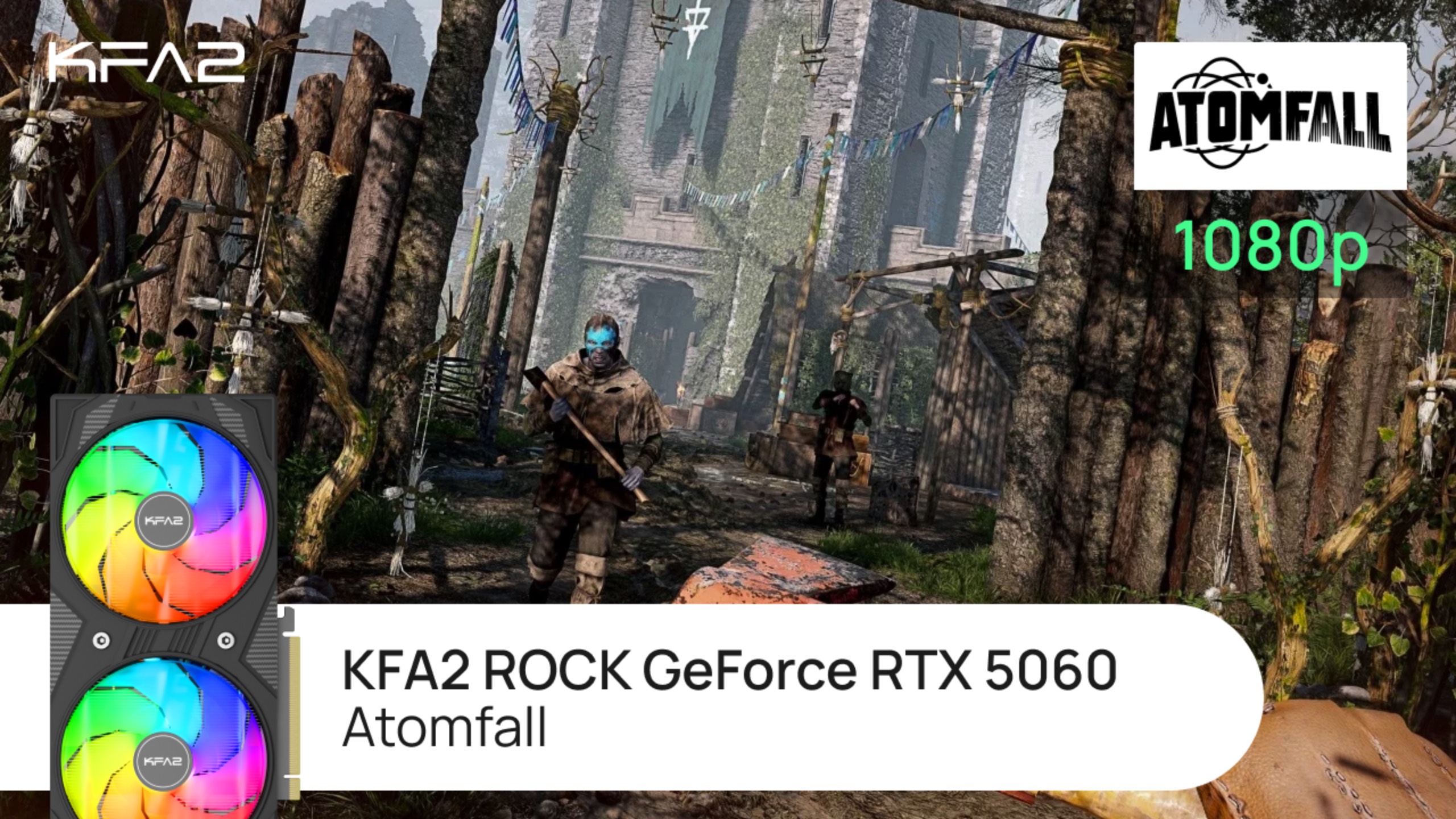 Тест видеокарты KFA2 ROCK GeForce RTX 5060 | Atomfall | 1080p (Full HD) разрешение