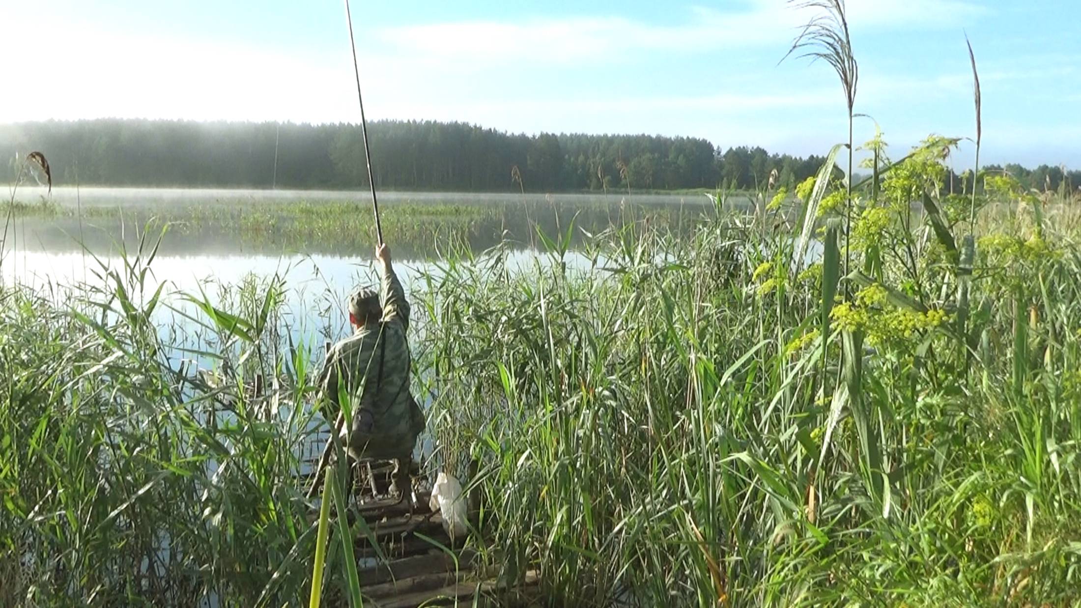 Рыбалка на линя на простую удочку. Что лучше - удочка обк или моя с комками прико? Операция борщ.. 2