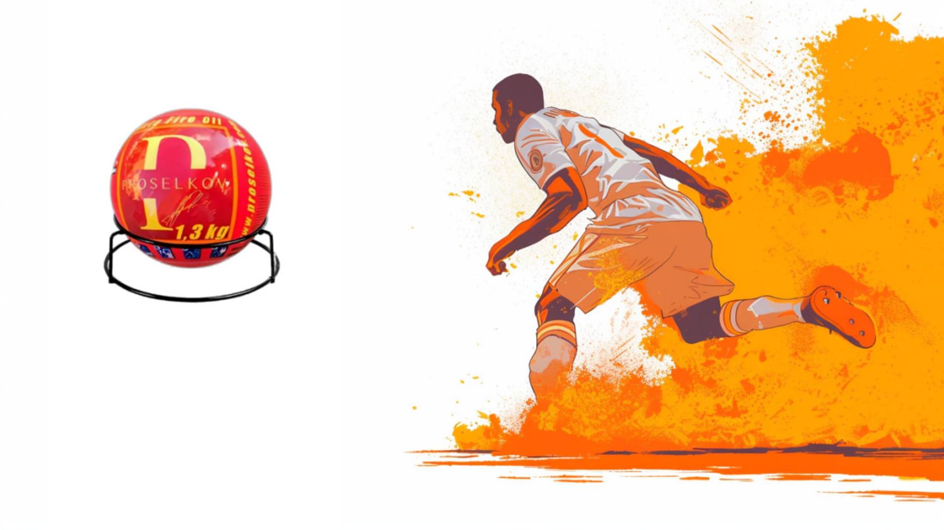 Только шар сфера PROSELKOV может потушить пожар