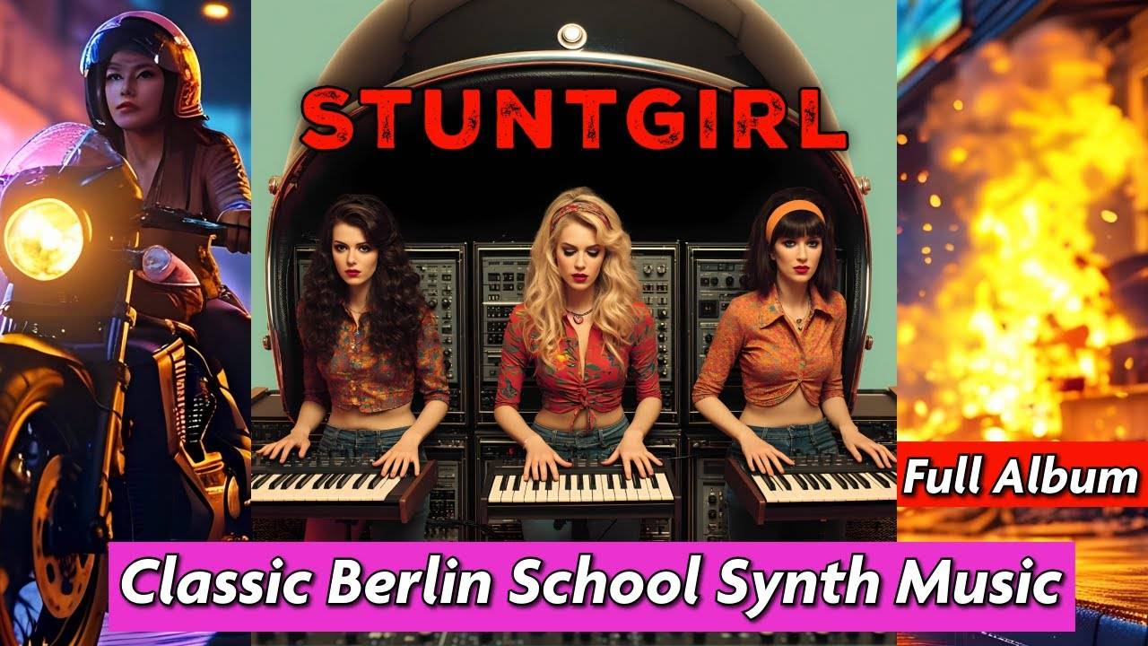 STUNTGIRL / 1970s Berlin School Synth Music [Full Album] / Cosmic Synthesizer Babes