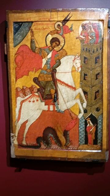Чудо Георгия о змие. XVII век.