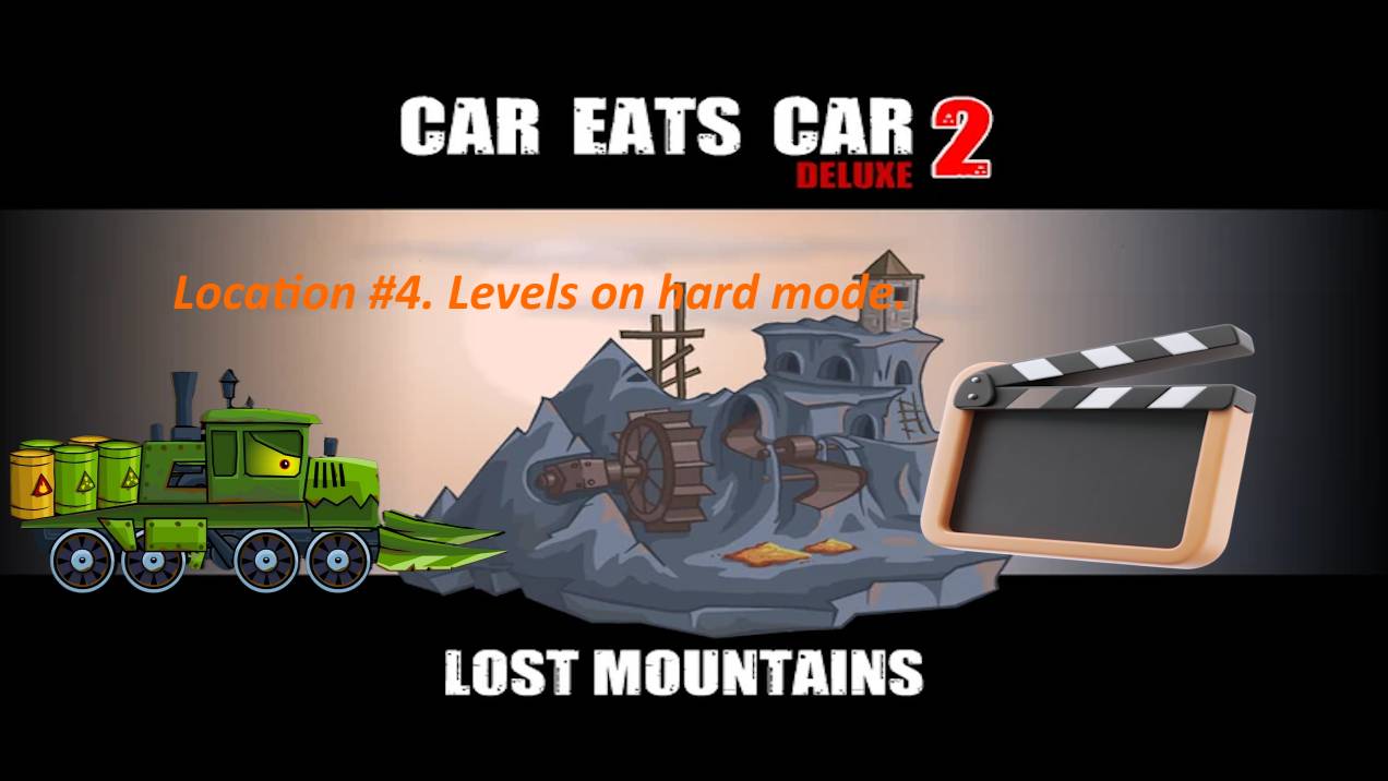 Car Eats Car 2 Deluxe:Fourth Location - Lost Mountains