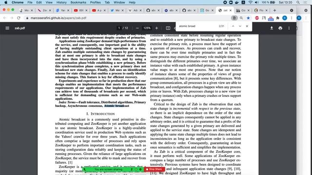 TFTDS   Лекция 3   Atomic Broadcast, State Machine Replication, Consensus