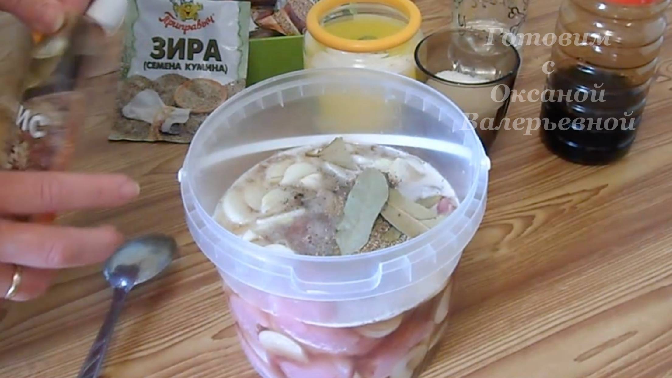 Маринад для шашлыка. Готовим с Оксаной Валерьевной.